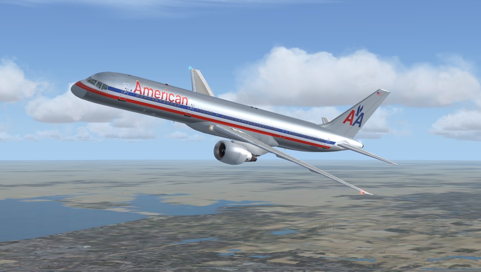Aviação Arte: Boeing 757-200 American Airlines Posky - Mega Pack