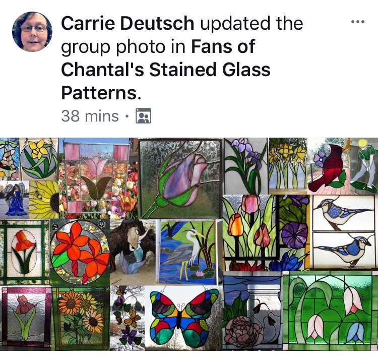 Boehm Stained Glass Blog: Birds posted to "Fans of Chantal's Stained ...