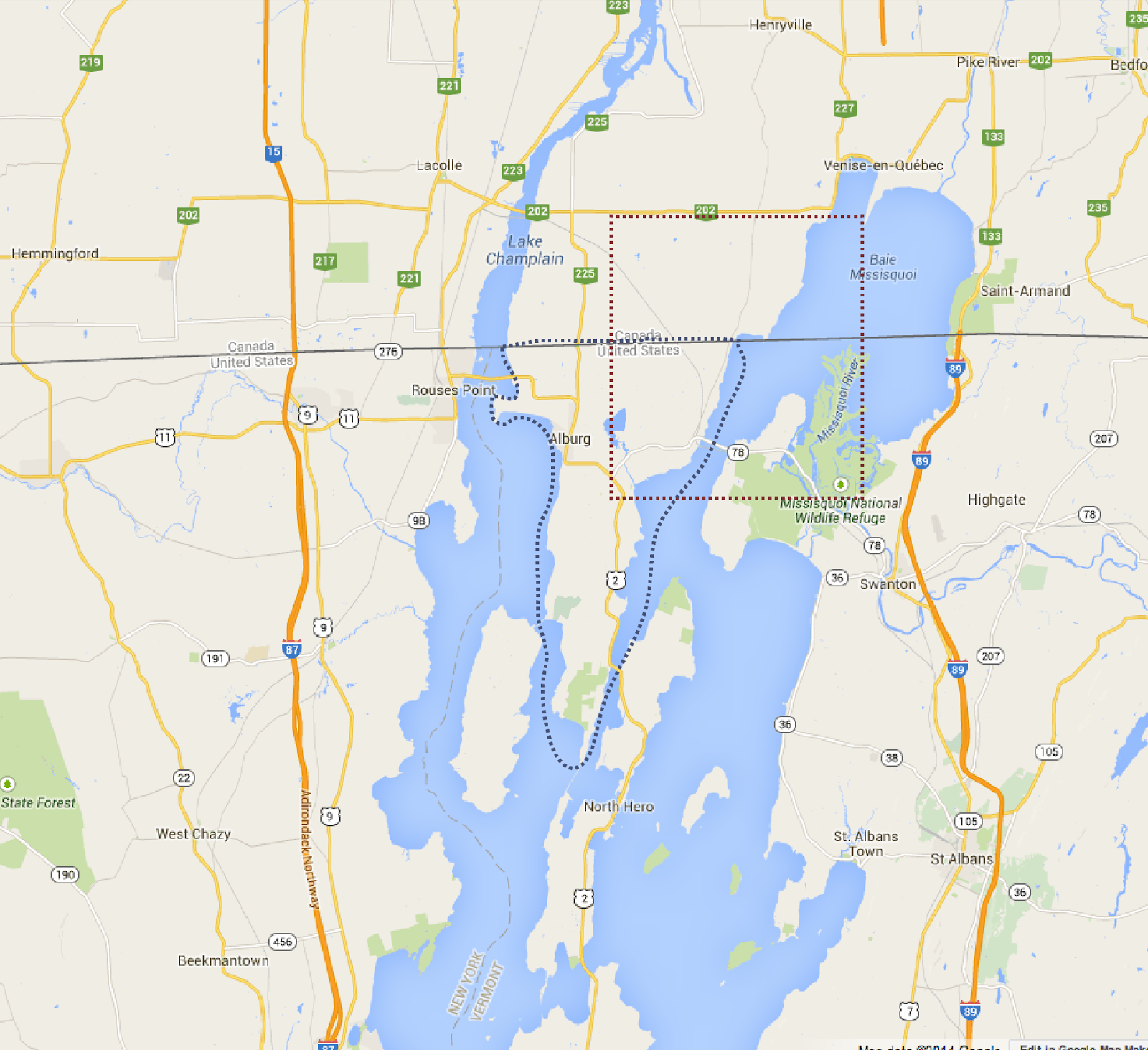 Alburgh Vt Map at Robert Mcclure blog