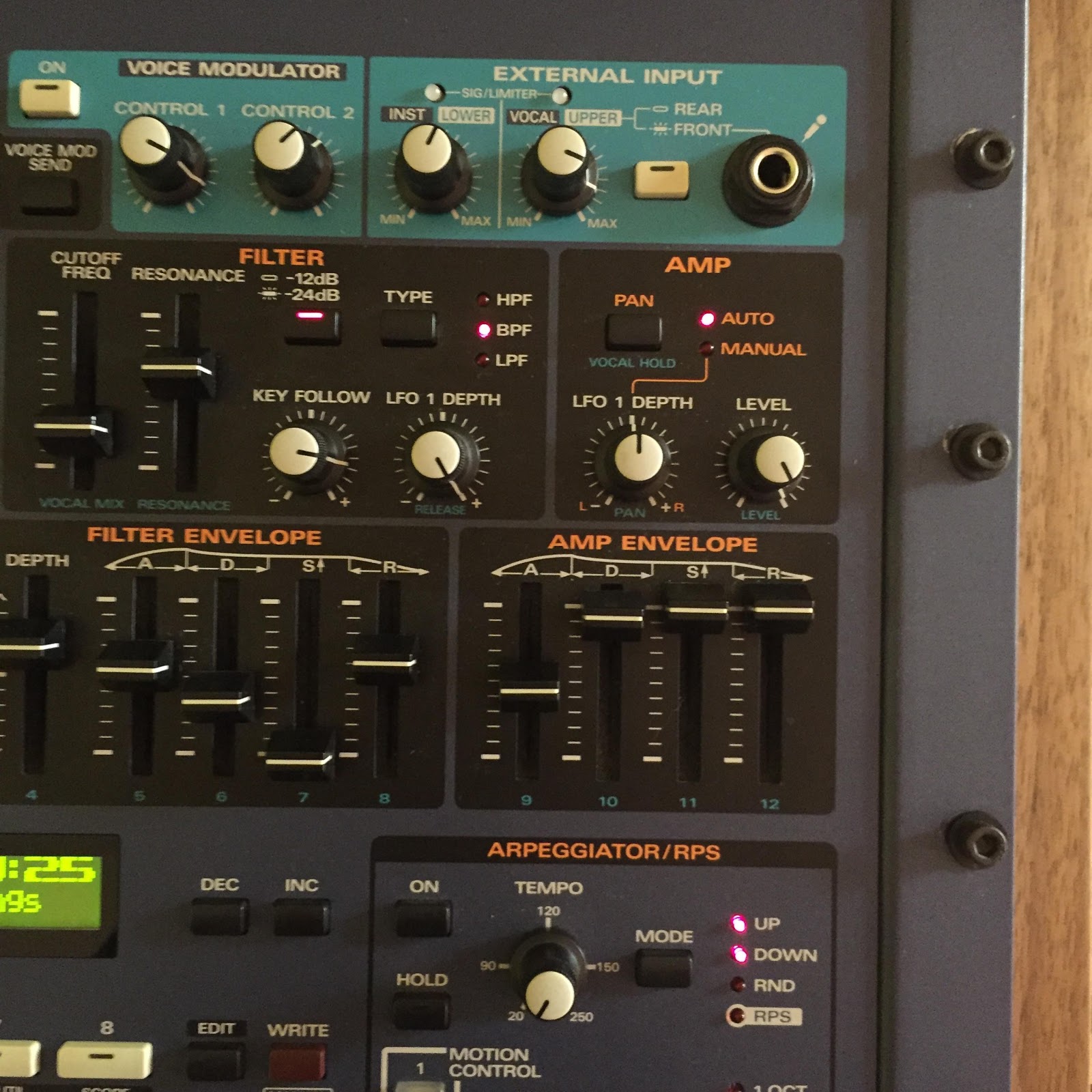 MATRIXSYNTH: Roland JP-8080 Synthesizer with Mounted Custom Oak Sides ...