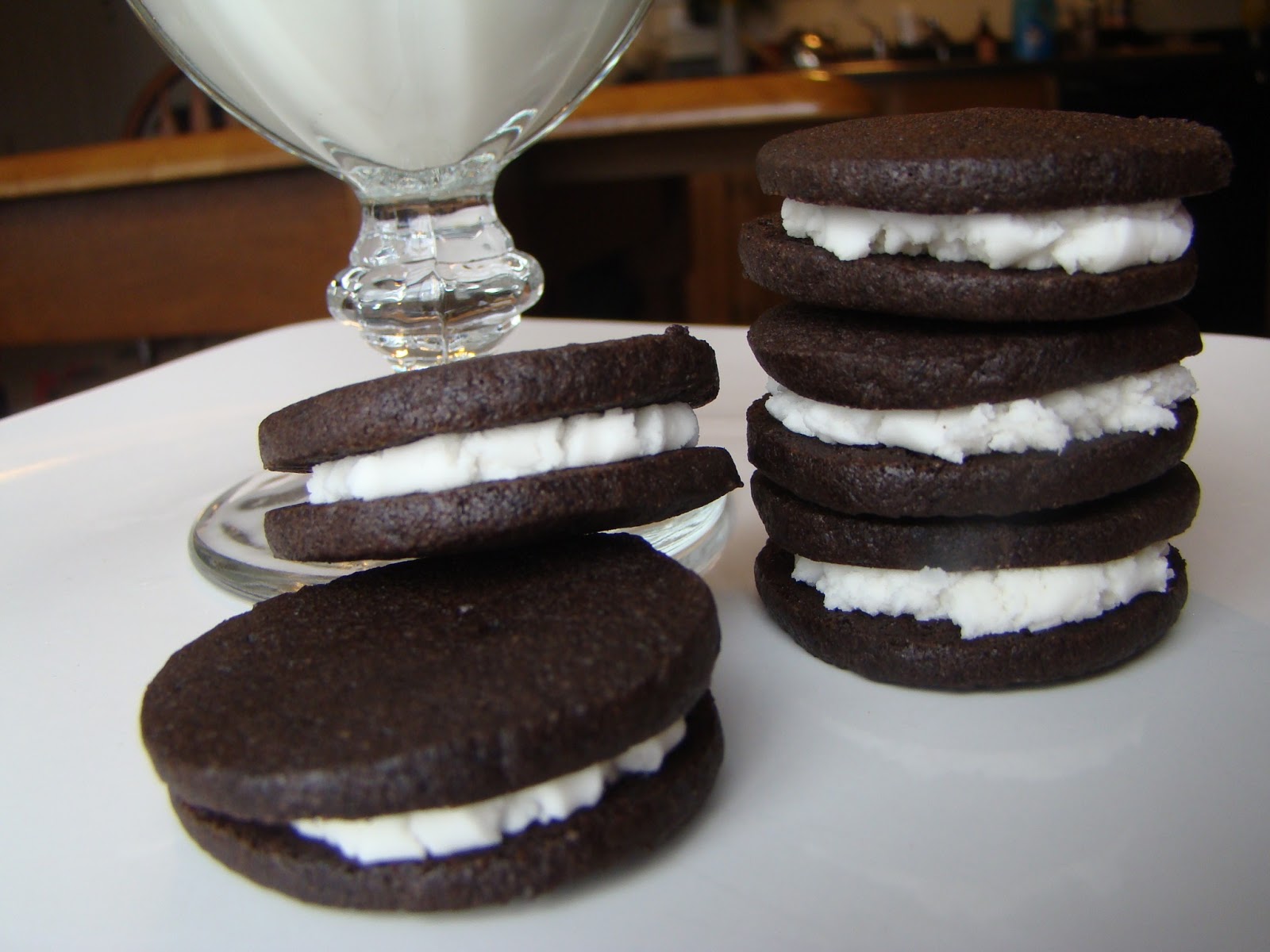 HoneyBeeHive: Chocolate Sandwich Cookies - Challenge 2013 Recipe #6