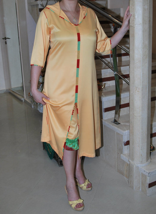 style de caftan: jellaba randa marocain