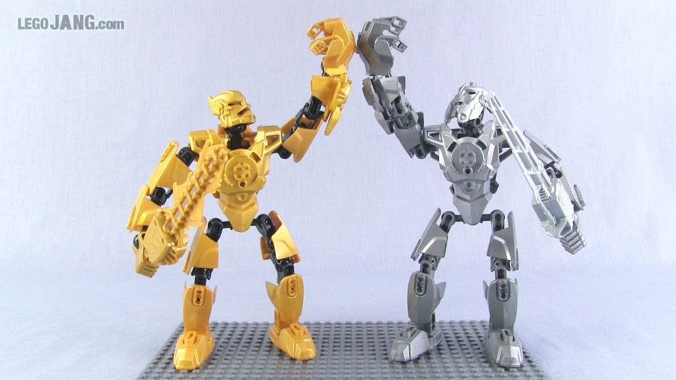 LEGO Hero Factory MOC: Commemorative Statue (Gold + Silver)