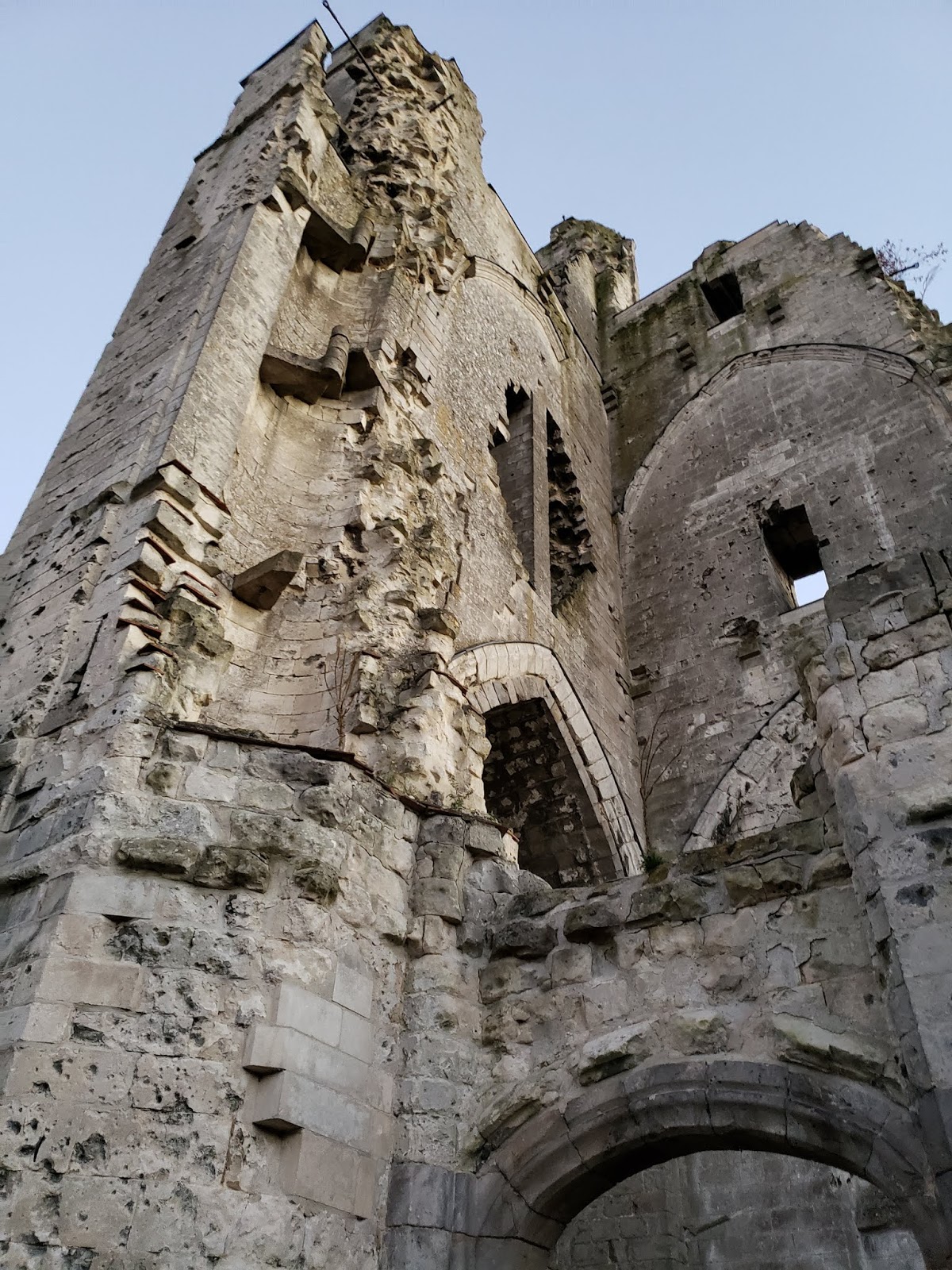 Churches of the East: The ruins of of Saint Albain Nazaire, France.