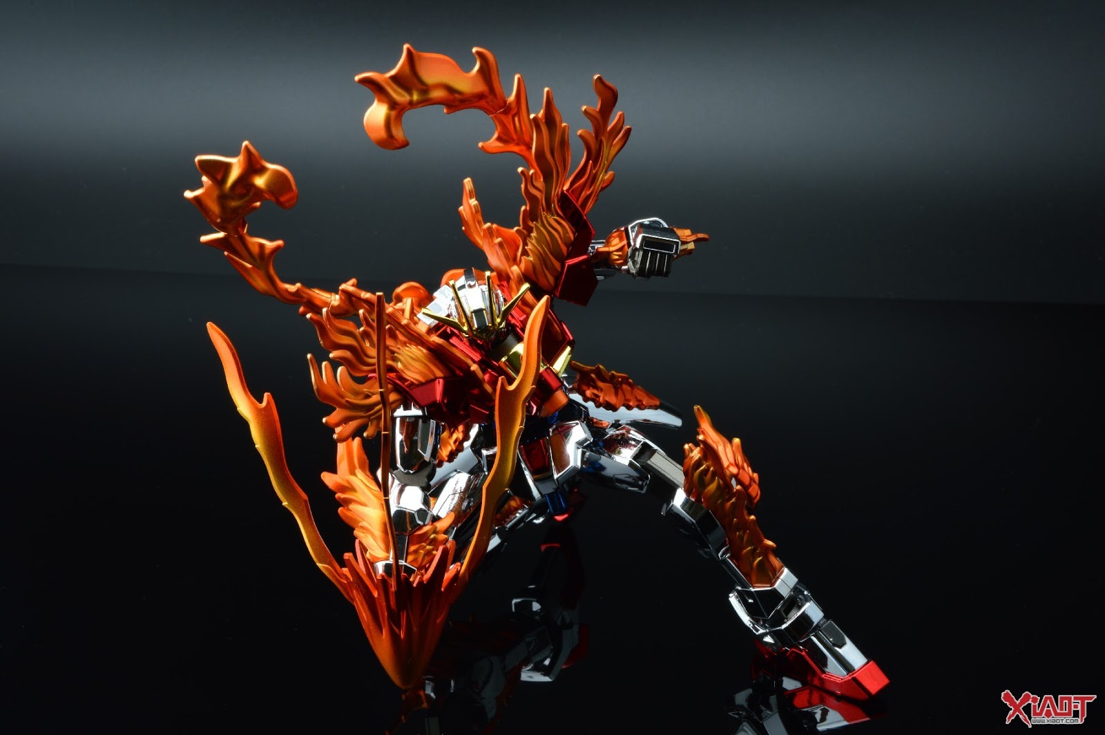 Painted Build: HGBF 1/144 Try Burning Gundam "Full Color Plating ver."