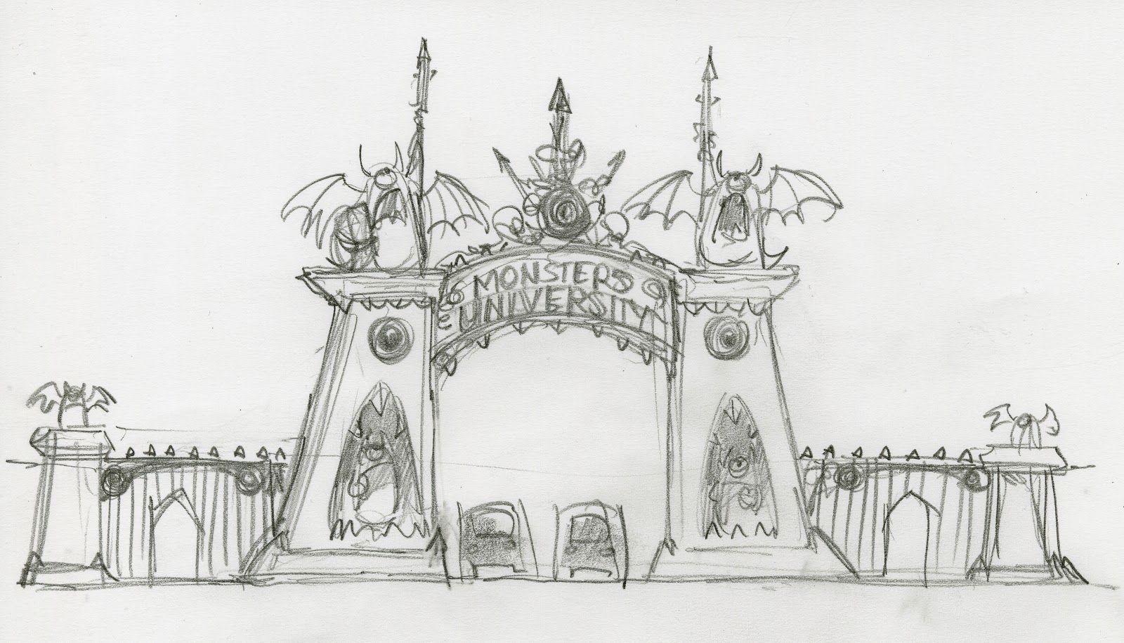 Beautiful new Monsters University Concept Art | Pixar Post