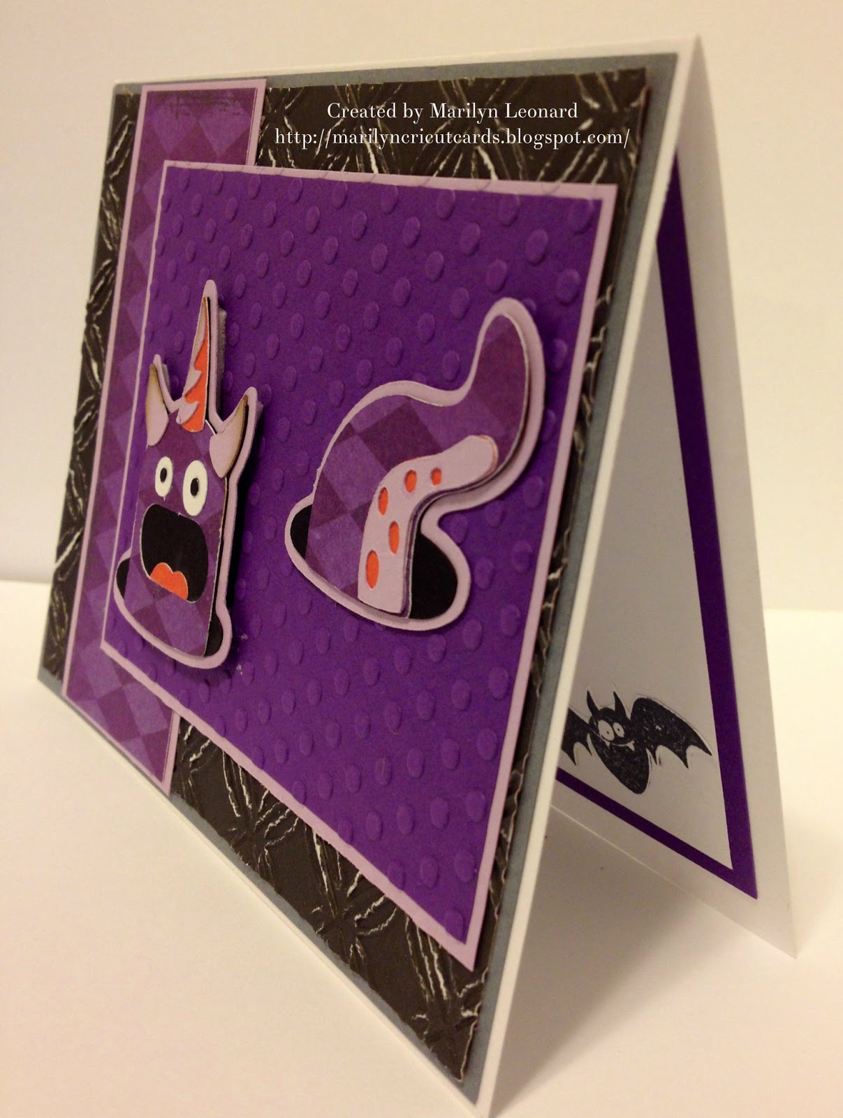 ~ Marilyn's Cricut Cards ~: Slime Monster