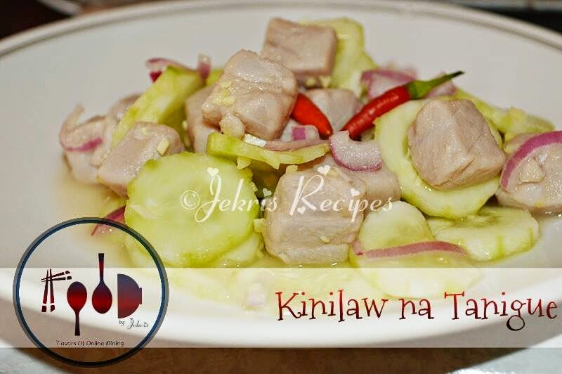 Flavors Of Online Dining: Kinilaw na Tanigue