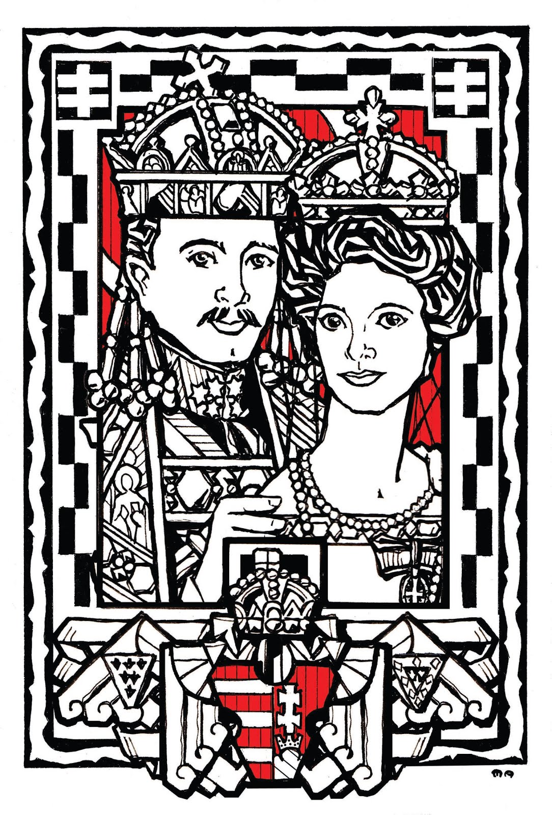 Matthew Alderman Illustrations for the Emperor Karl League ~ Liturgical ...