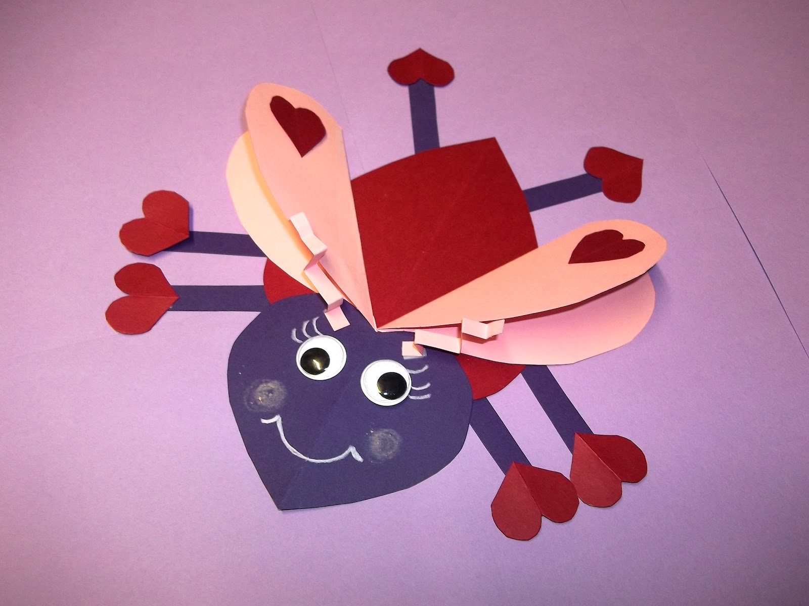 A Star for the Teacher: Valentine's Day Craft: Bug Glyph in the Classroom