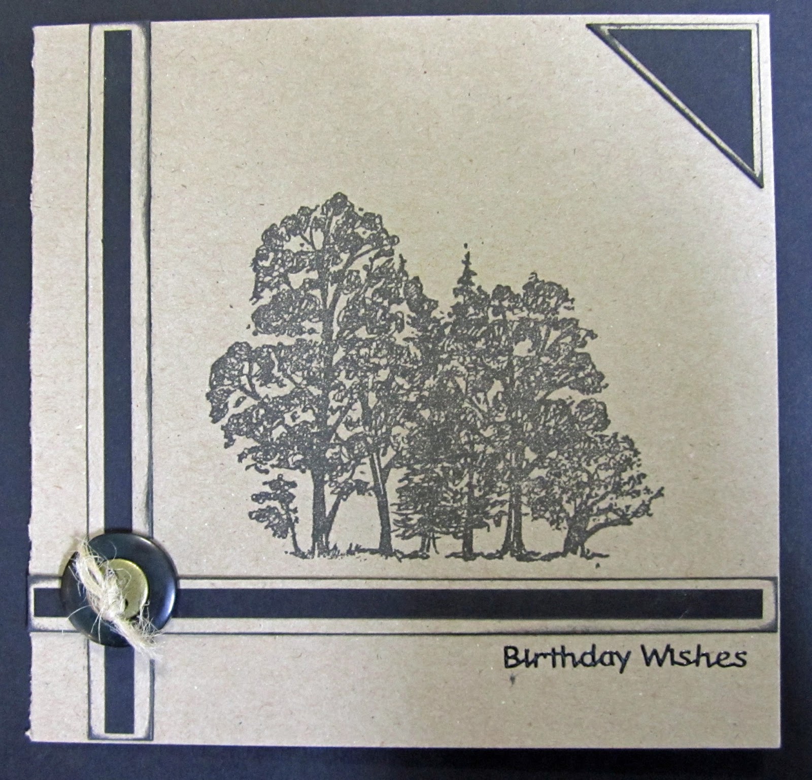 HAND MADE CARDS........ Ideas and Inspiration: STAMPED TREES