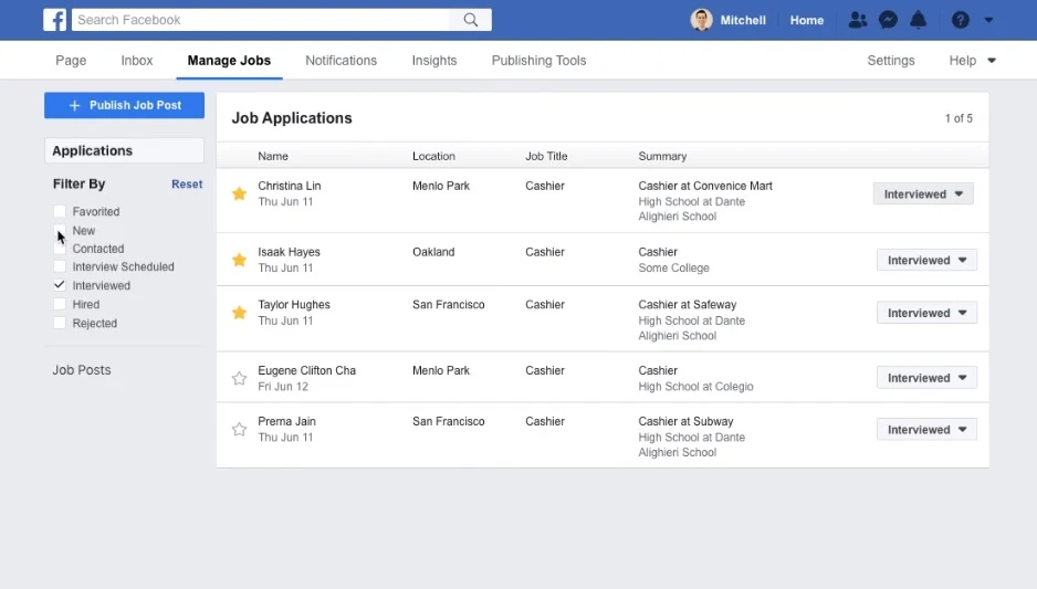Facebook Adds New Features to the Job Recruitment Portal