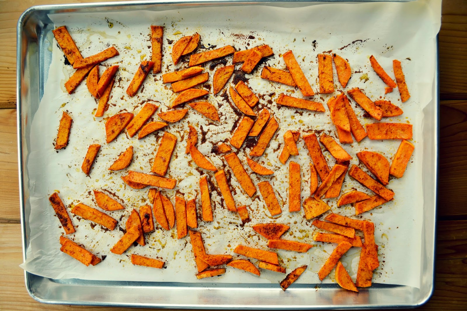 Spicy Roasted Yams