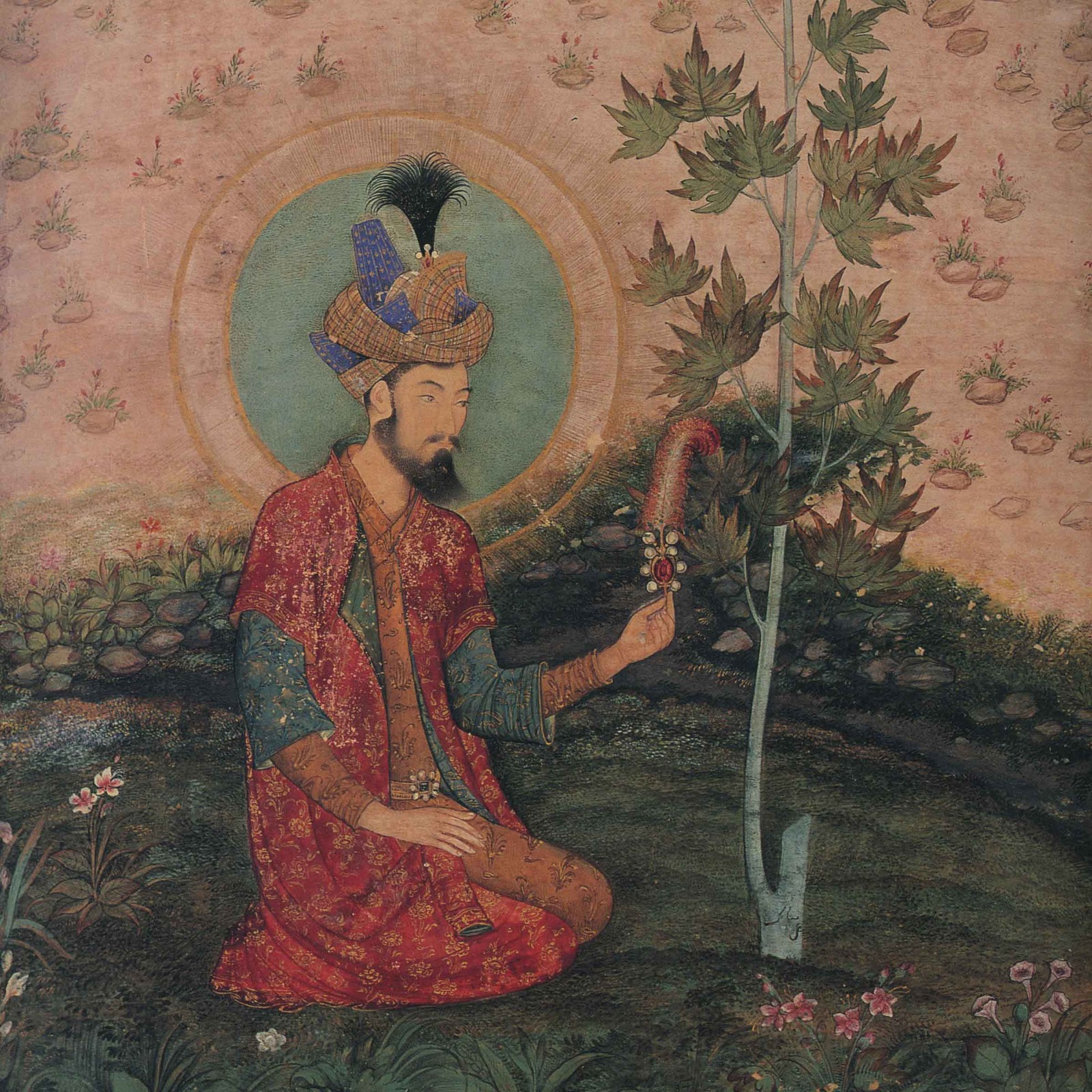 Indian Miniature Paintings: Emperor Humayun