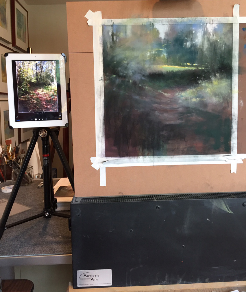 Barbara Newton Art Journal: Painting from your iPad