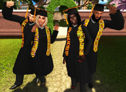 The Black Simmer: Black Excellence Graduation gown by Ebonix