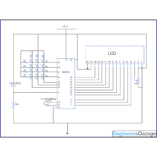 Raj's thoughts.....: electronic code lock with user defined password using 8051
