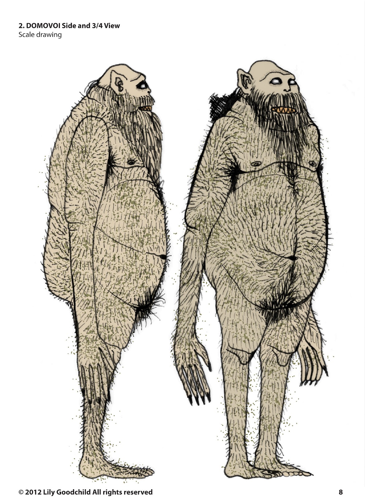 Domovoi&Kikimora: Concept Designs of Kikimora, Domovoi, Child (Lily ...