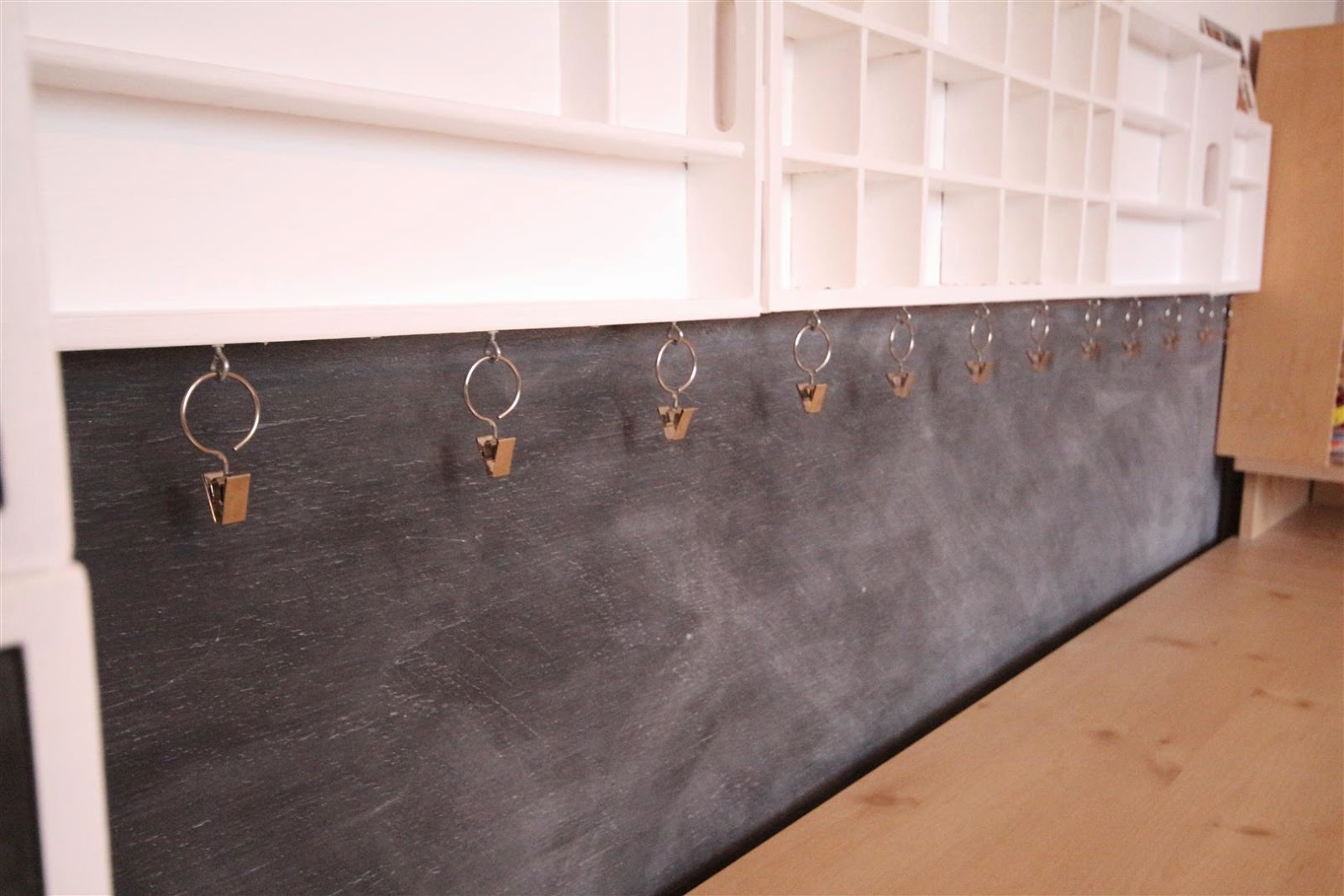 emuse: Craft room sneak peek - blackboard area