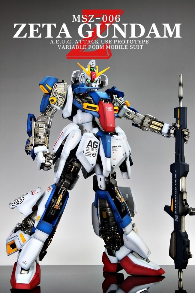 Build and Shoot: PG 1/60 MSZ-006 ZETA GUNDAM: CUSTOM BUILD