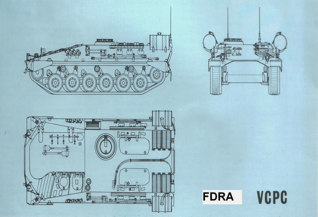 FDRA - Fuerza Terrestre: EA: Planos de las versiones del TAM en servicio