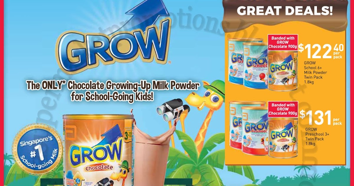 NTUC FairPrice Grow Milk Powder Promotion 29 September - 12 October ...