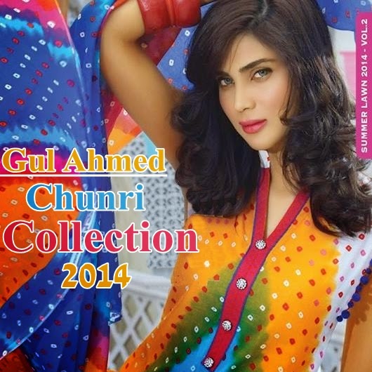 Gul Ahmed Chunri Collection 2014 Vol-2 | Gul Ahmed Summer Chunri ...