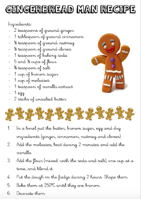 English al Lluis Vives: 1st Grade: The Gingerbread Man Story