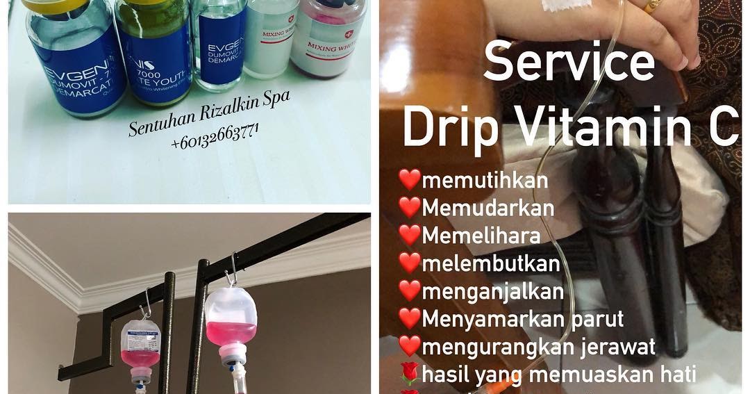 Sentuhan Rizalkin: Drip Vitamin C and Slimming Drip