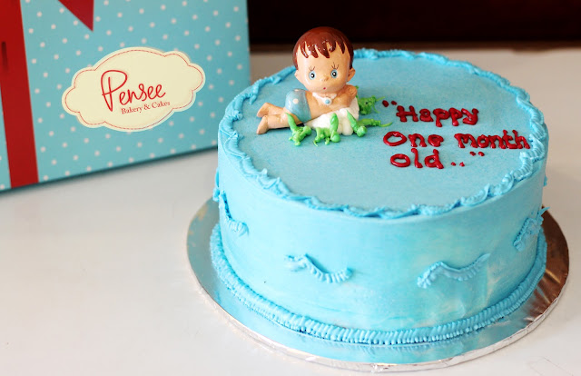 One Month Baby Cake | Pensee Bakery
