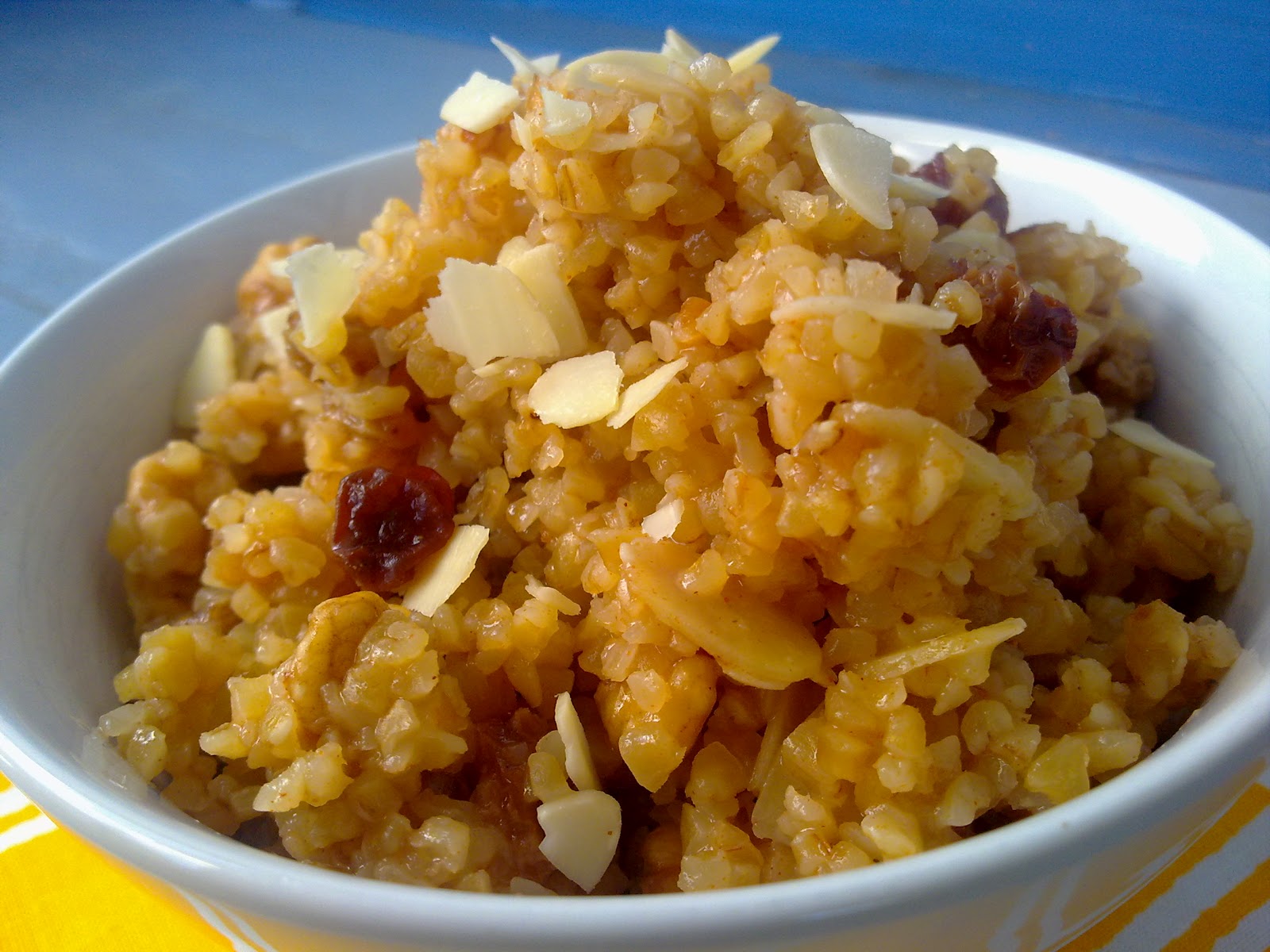 Nur gesunde Sachen * 100% Vegan: * Süsser Bulgur