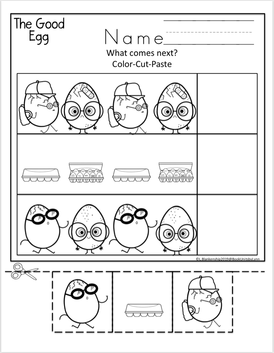 THE GOOD EGG BOOK UNIT ~ Book Units by Lynn