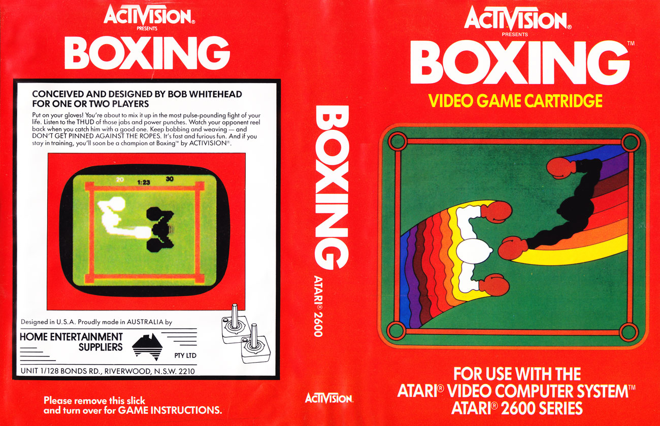 Jogo Boxing de 1980 para Atari 2600 documentário gameplay download ...