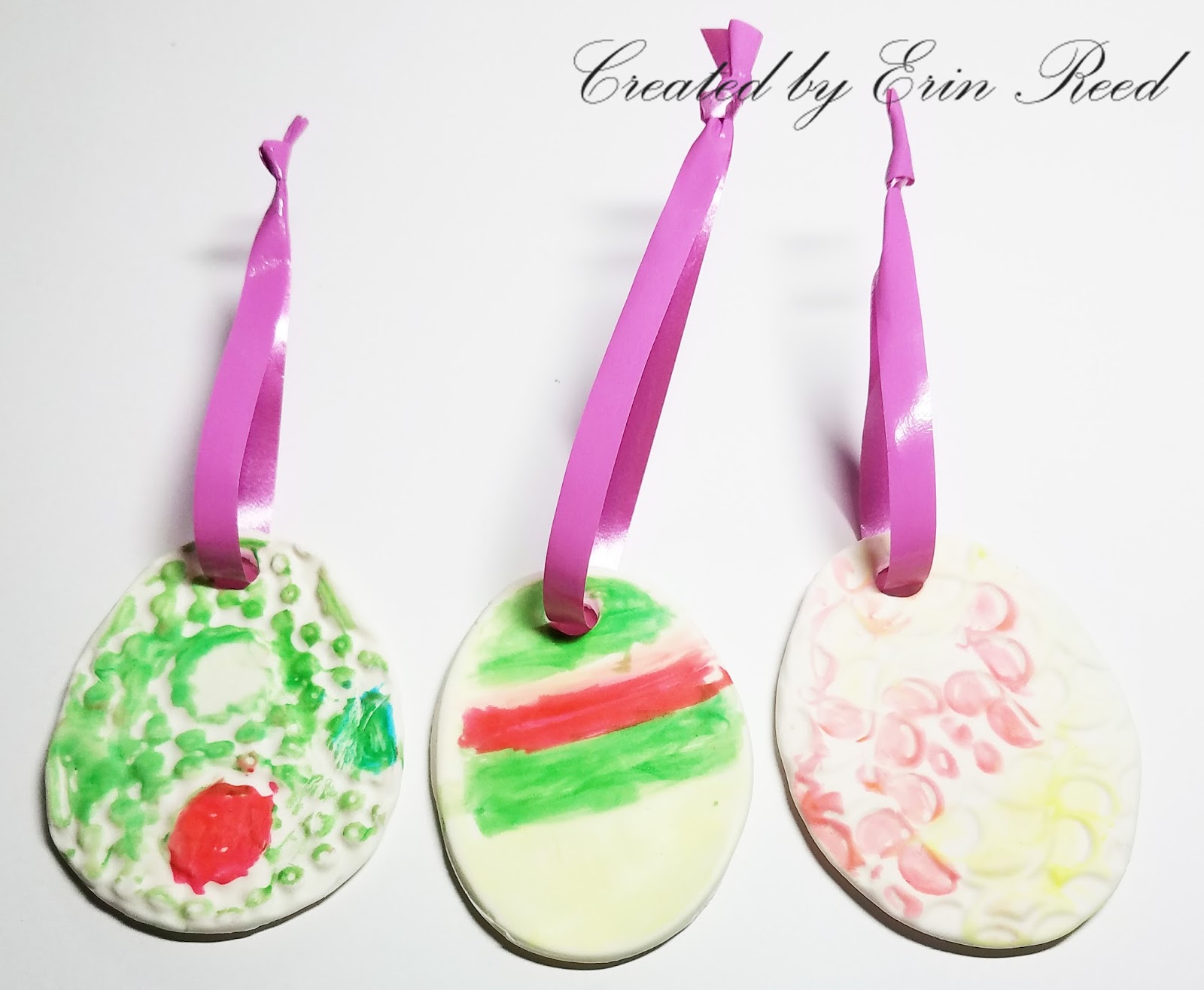 Erin Reed Makes: Clay Easter Egg Coloring Kids Craft