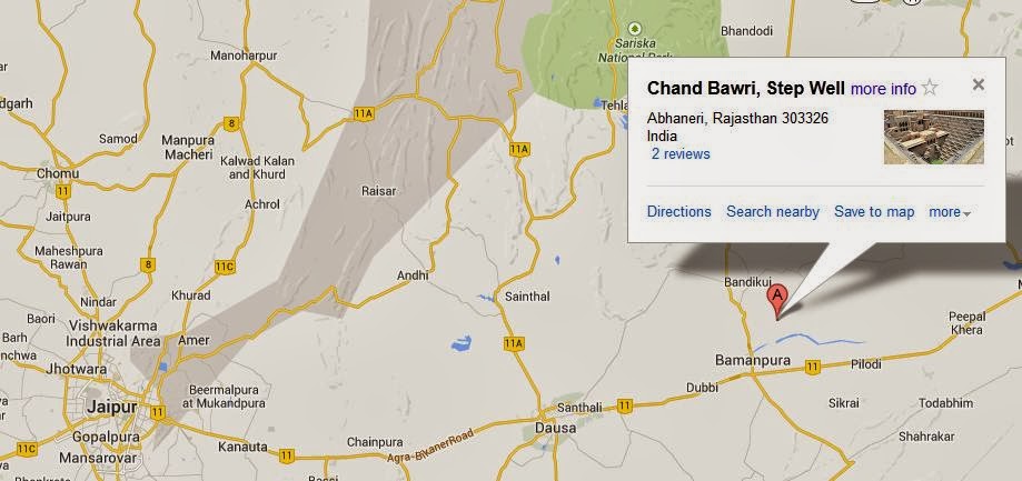 Tourist Attractions of India: Chand Bawri, Stepwell