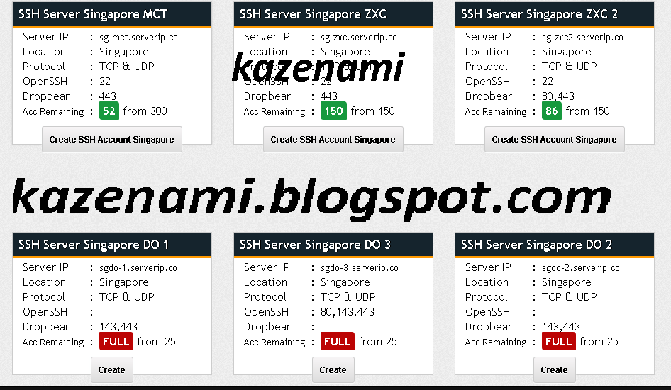 Cara Membuat Akun SSH Premium Gratis Full Speed - Kazenami