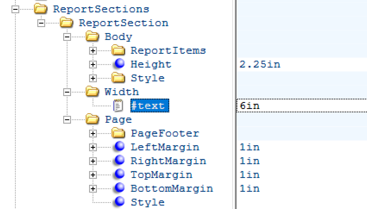 Hodentek: Reading an RDL file using XML Notepad is very easy