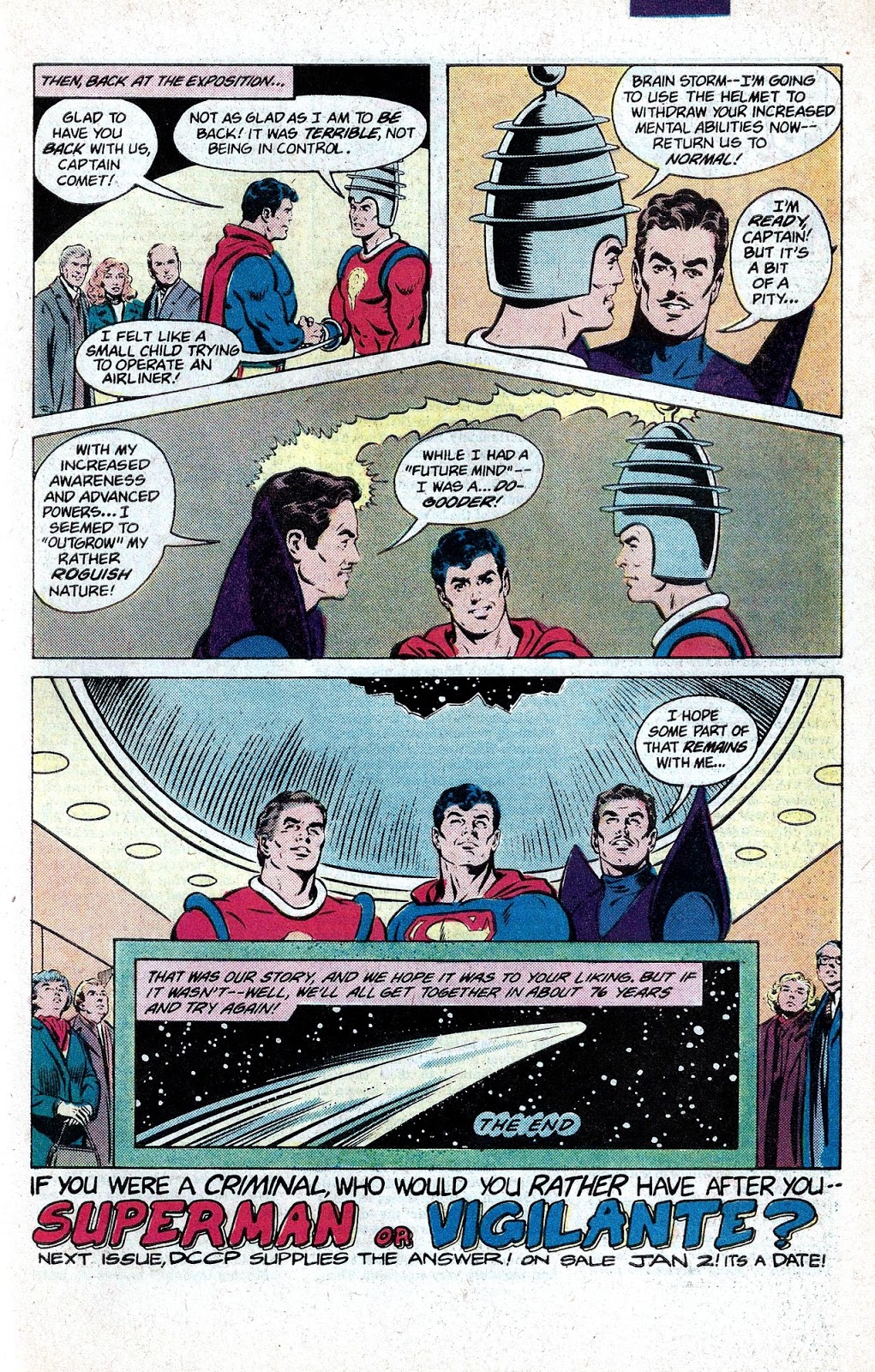 The Dork Review: Superman VS Captain Comet
