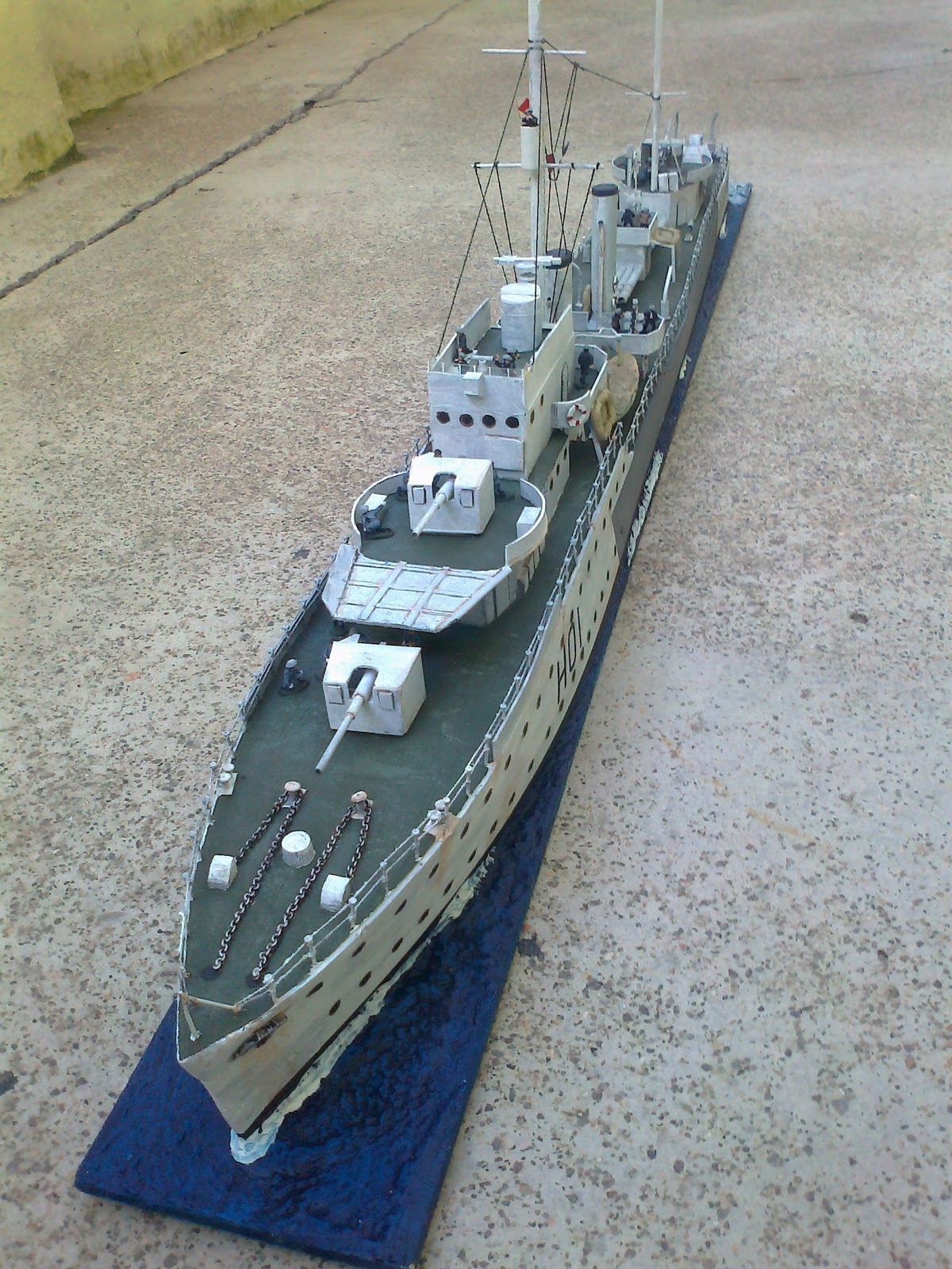 jp wargaming place: Rapid Fire! 1/100th scale British Destroyer E Class ...