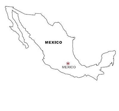 Map of Mexico Coloring | COLOR AREA