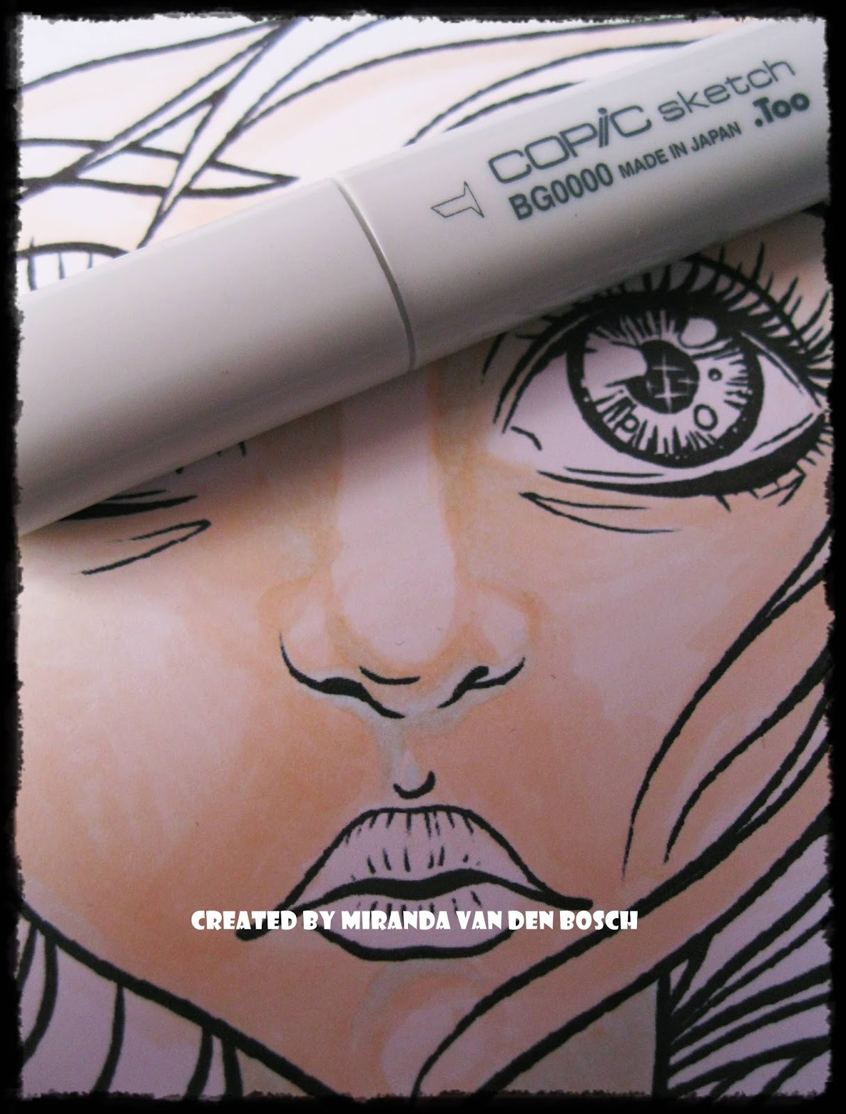 Copic Marker Europe: shadowing and haircolouring tutorial