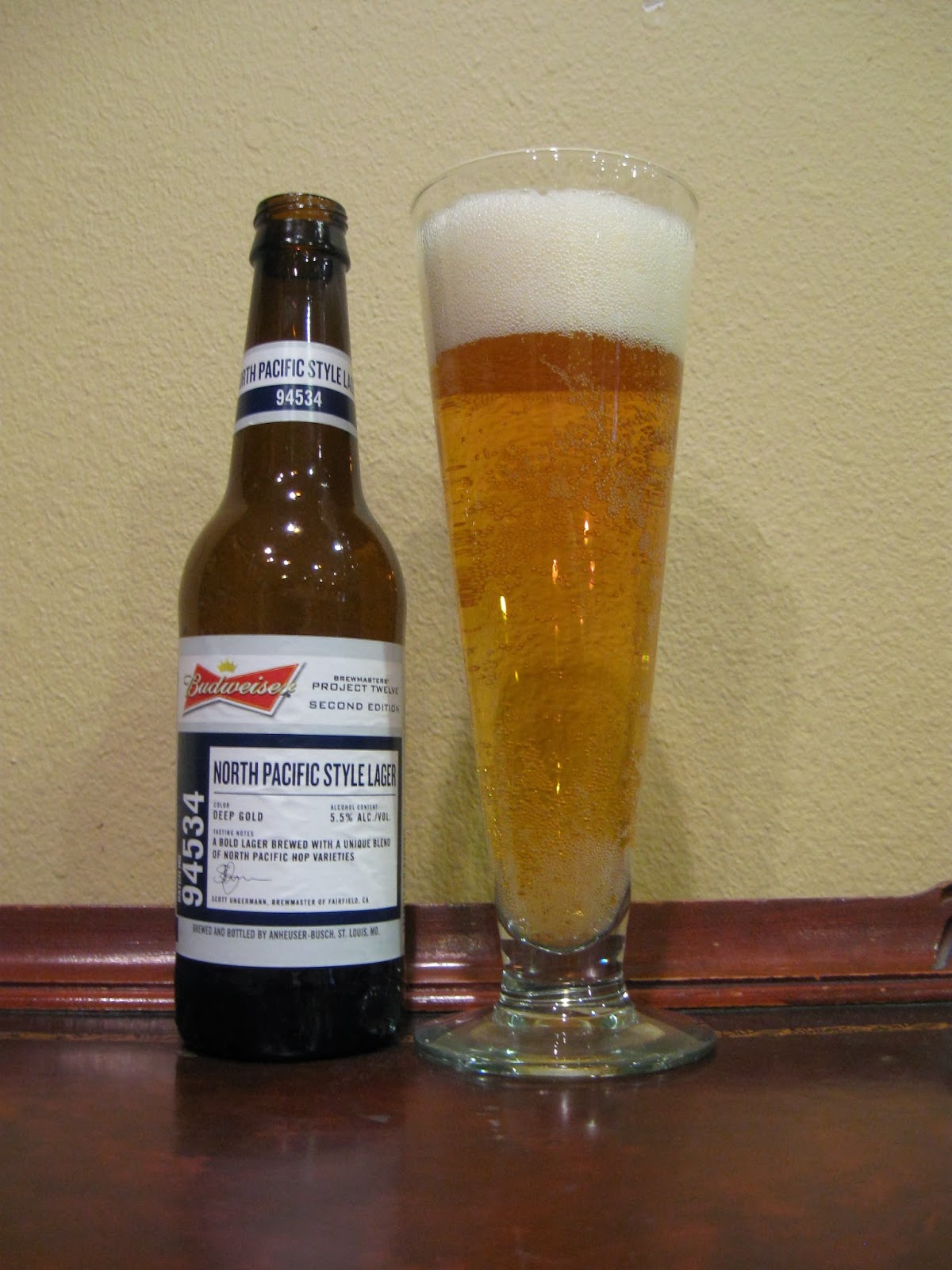 Doing Beer Justice: Budweiser Project 12 Second Edition North Pacific ...