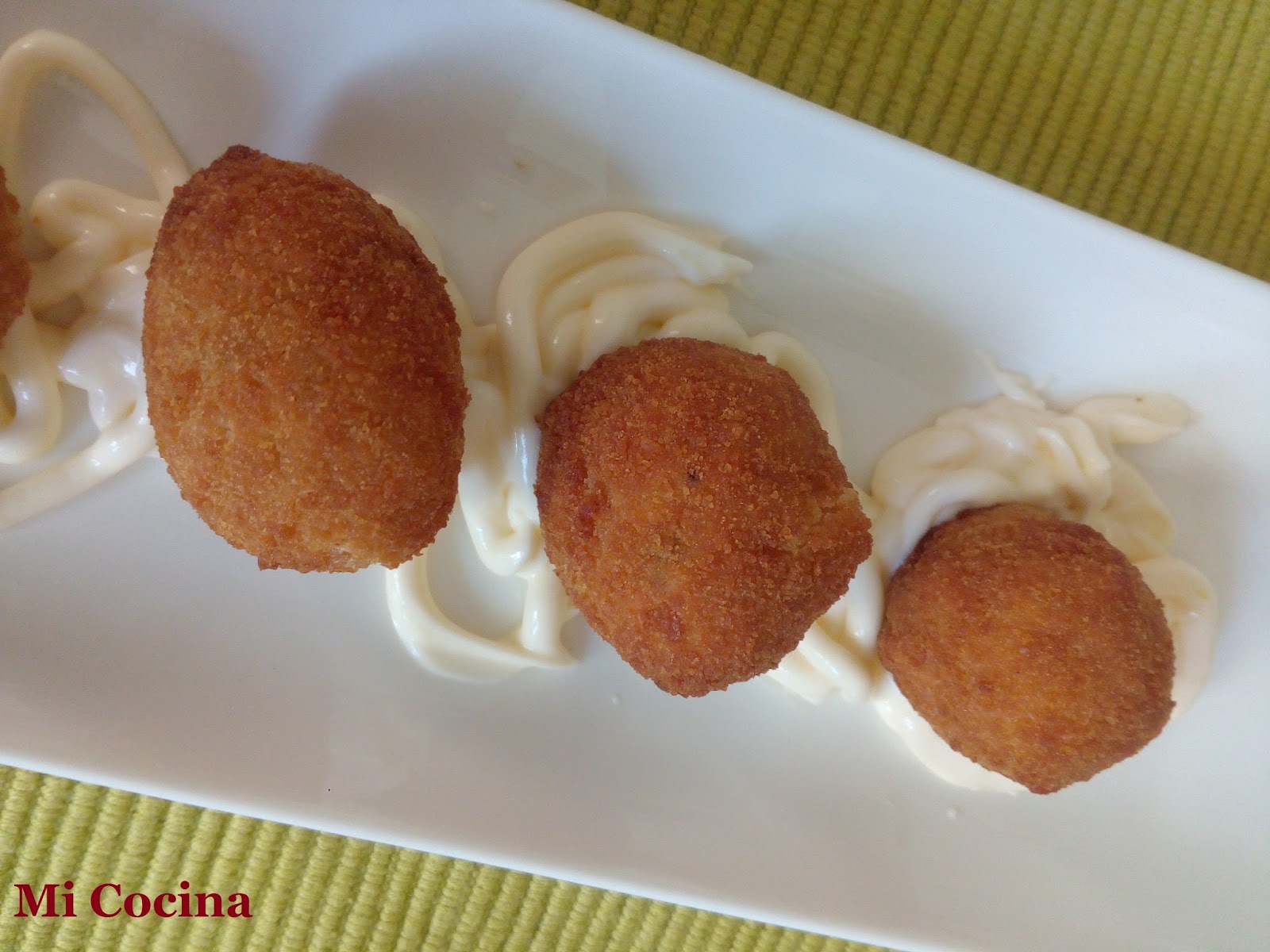 CROQUETAS DE PURE DE PATATAS CON CHORIZO IBERICO | Mi Cocina