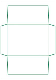 Moldes de envelope para convite ou carta-ESPAÇO EDUCAR