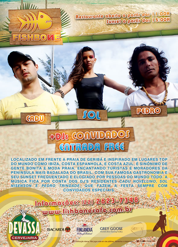 Raza Comunicação e Arte: Fish Bone Sunset 2011 @ Búzios - Rio de Janeiro