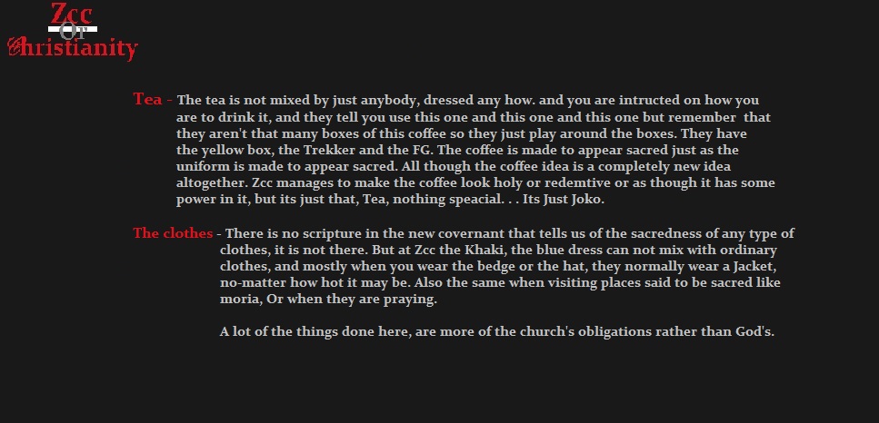 Exposing Zcc (Zion Christian Church)