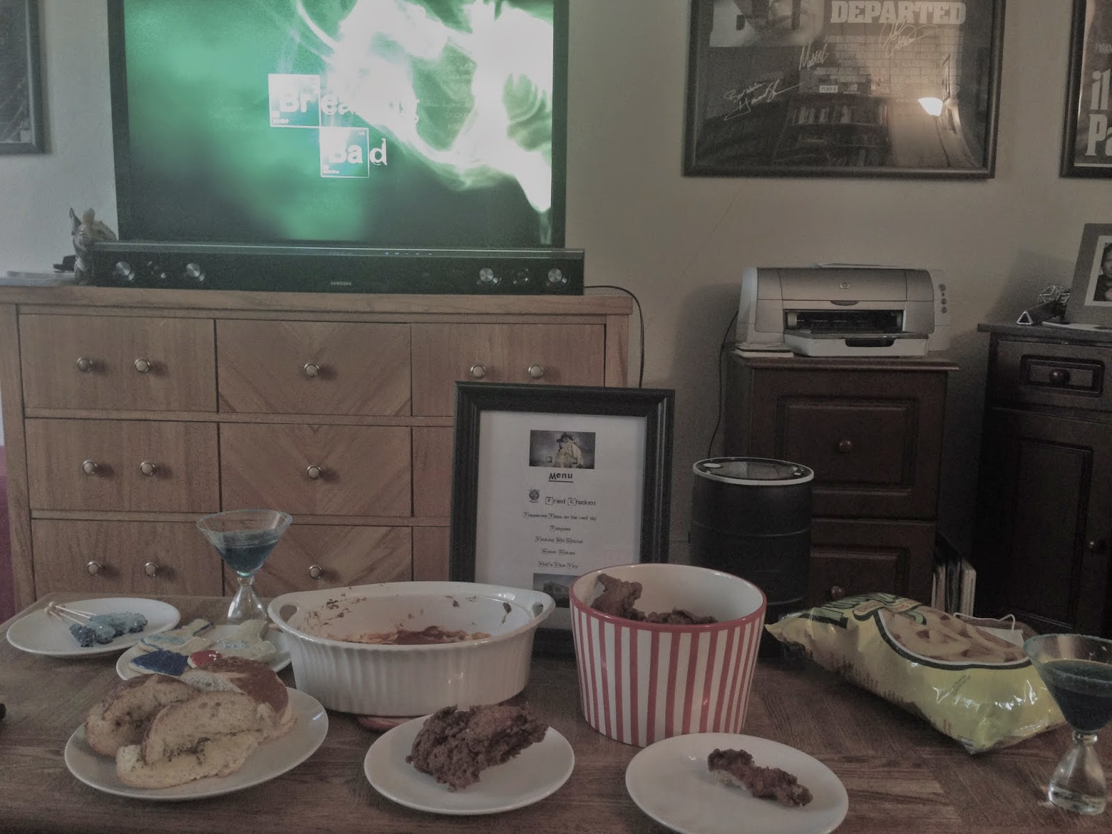 Reel Fancy Dinners: Breaking Bad Dinner