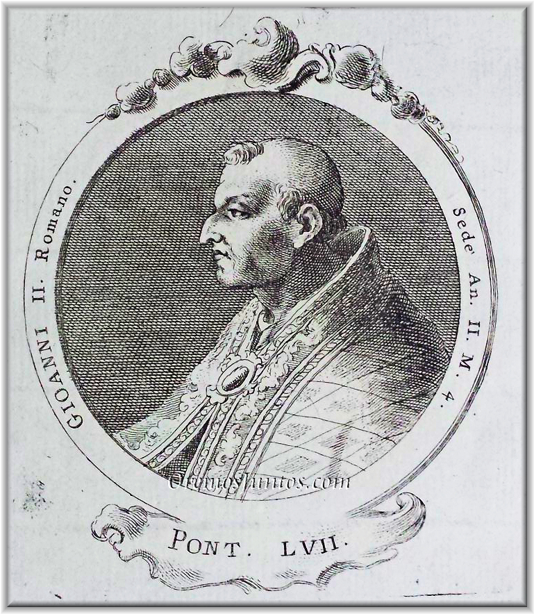 Los Papas, Vicarios de Cristo: Juan II, Papa