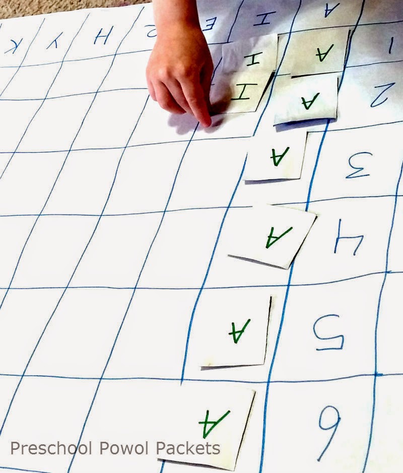 Name Graph for Preschoolers | Preschool Powol Packets