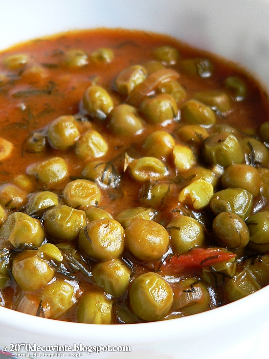 Mancare de mazare (simpla, de post)